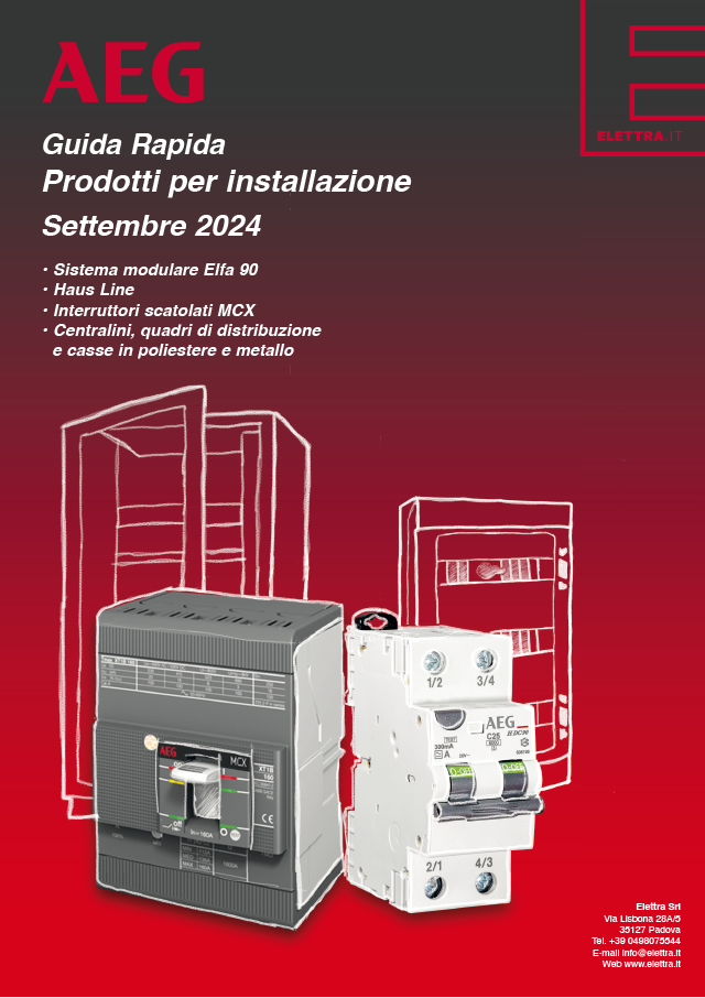 New Quick Installation Guide AEG 2024 - Apparecchiature Elettriche per ...