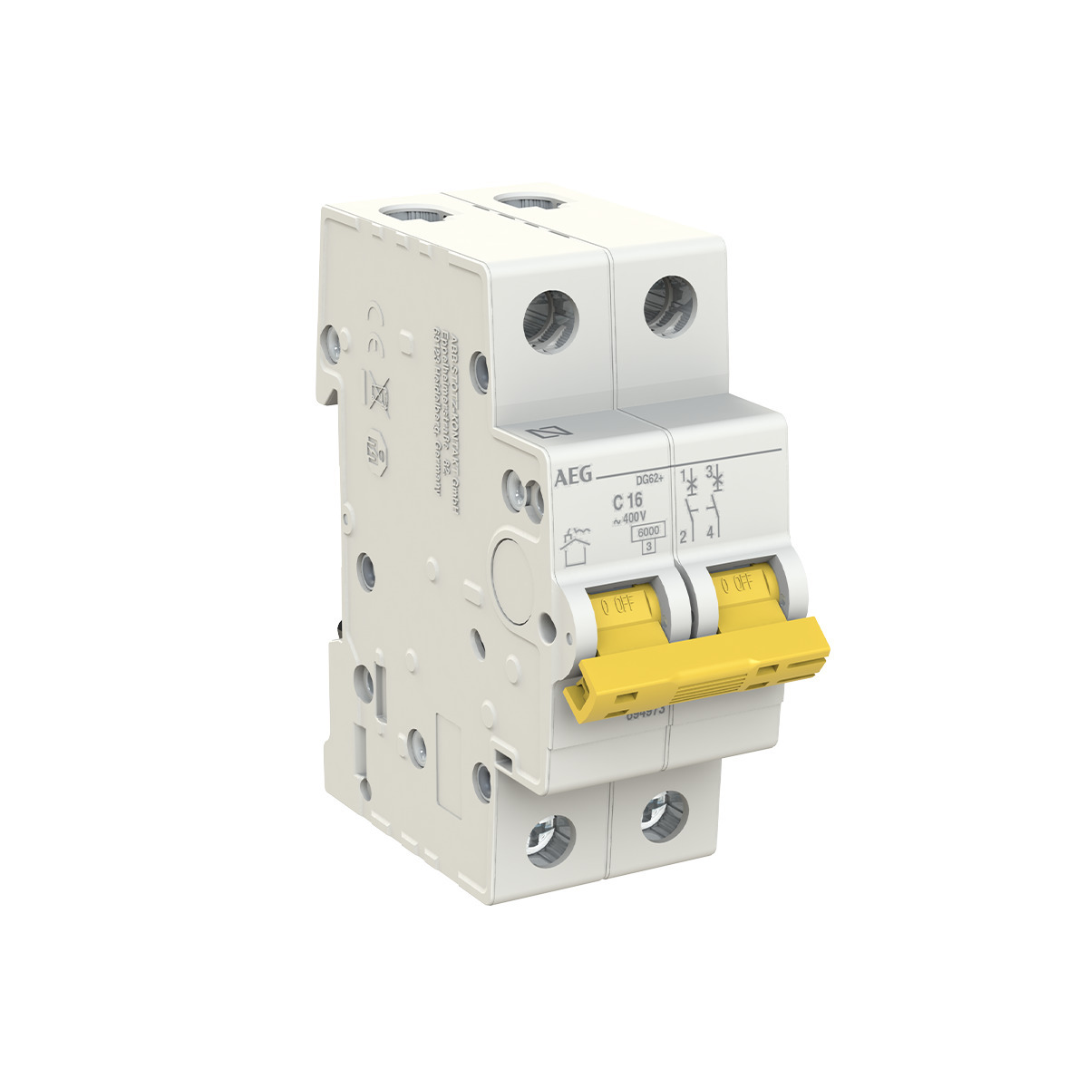 DG61NC20 - MCB AEG DG+ 1P+N 20A 6kA 2M - Apparecchiature e Quadri ...