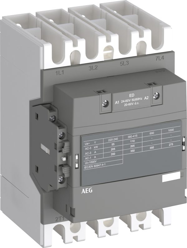 LS110N4011-ED - CONTACTOR AEG 4P 205A AC3 110KW 24-60V AC/DC ...