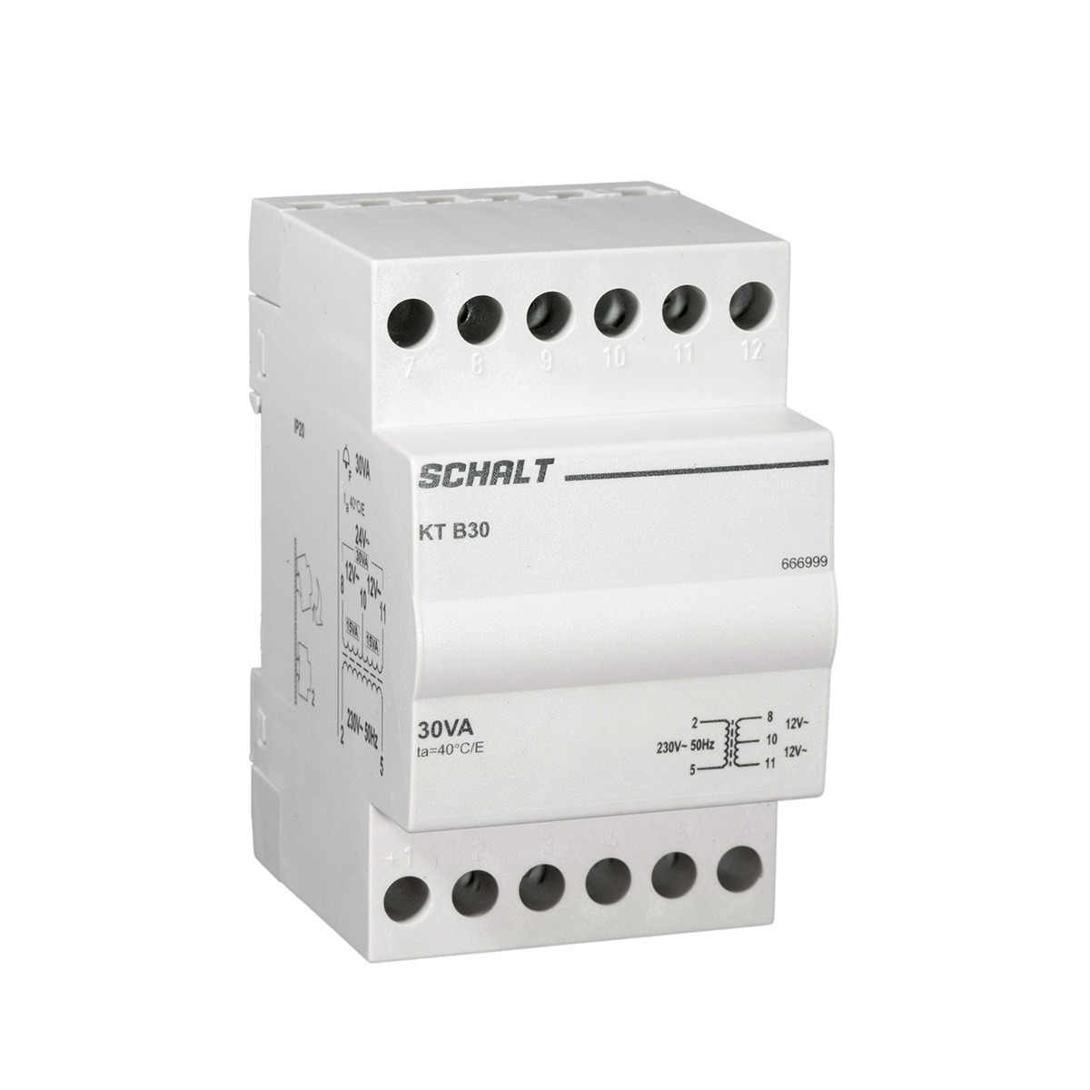 KTB30 - BELL TRANSFORMER AEG 30VA 12/24V 220VAC - Apparecchiature e ...