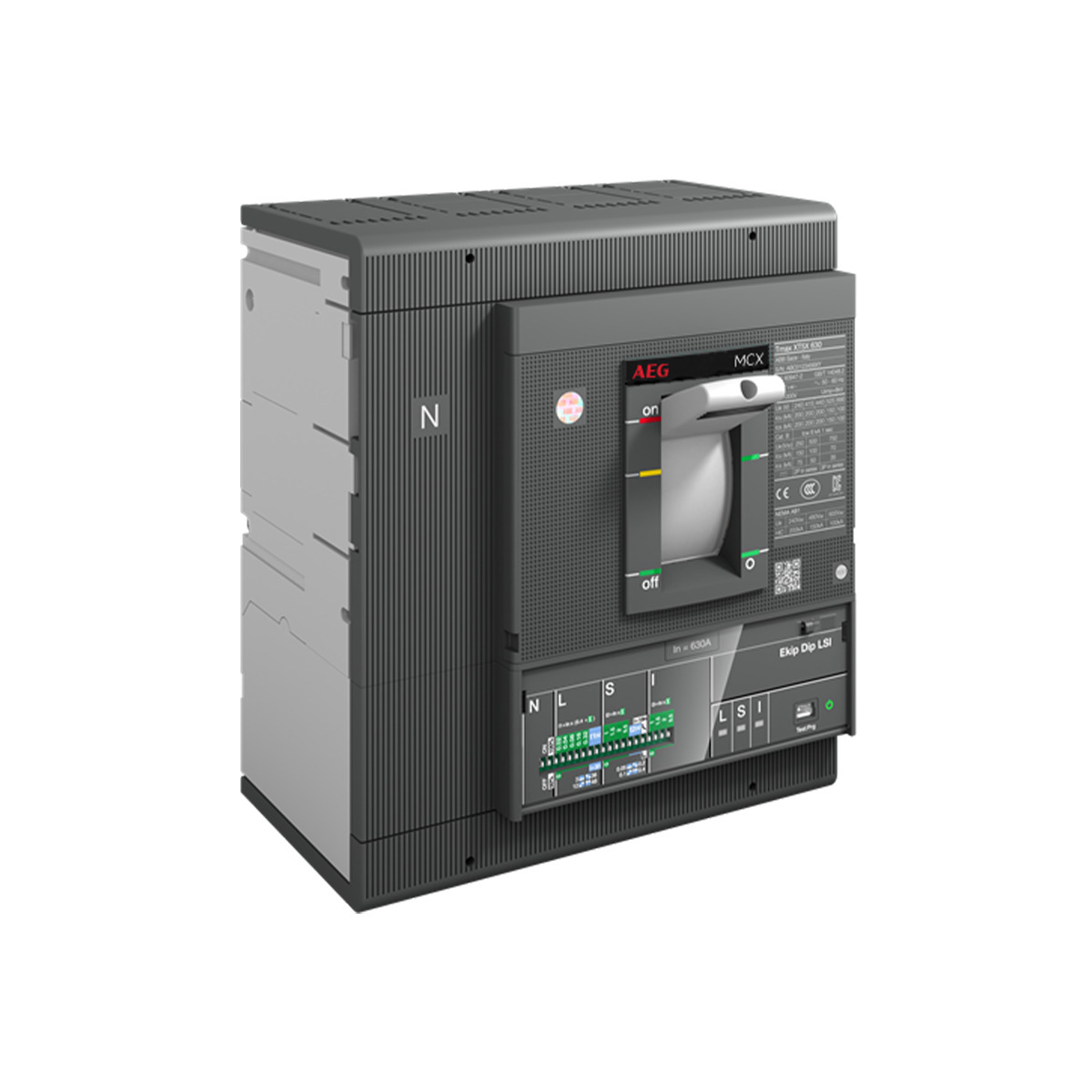 MCXT5H3630LSIG - MCCB AEG MCXT5 3P 630A 70KA EL. LSIG - Apparecchiature Elettriche per Bassa ...