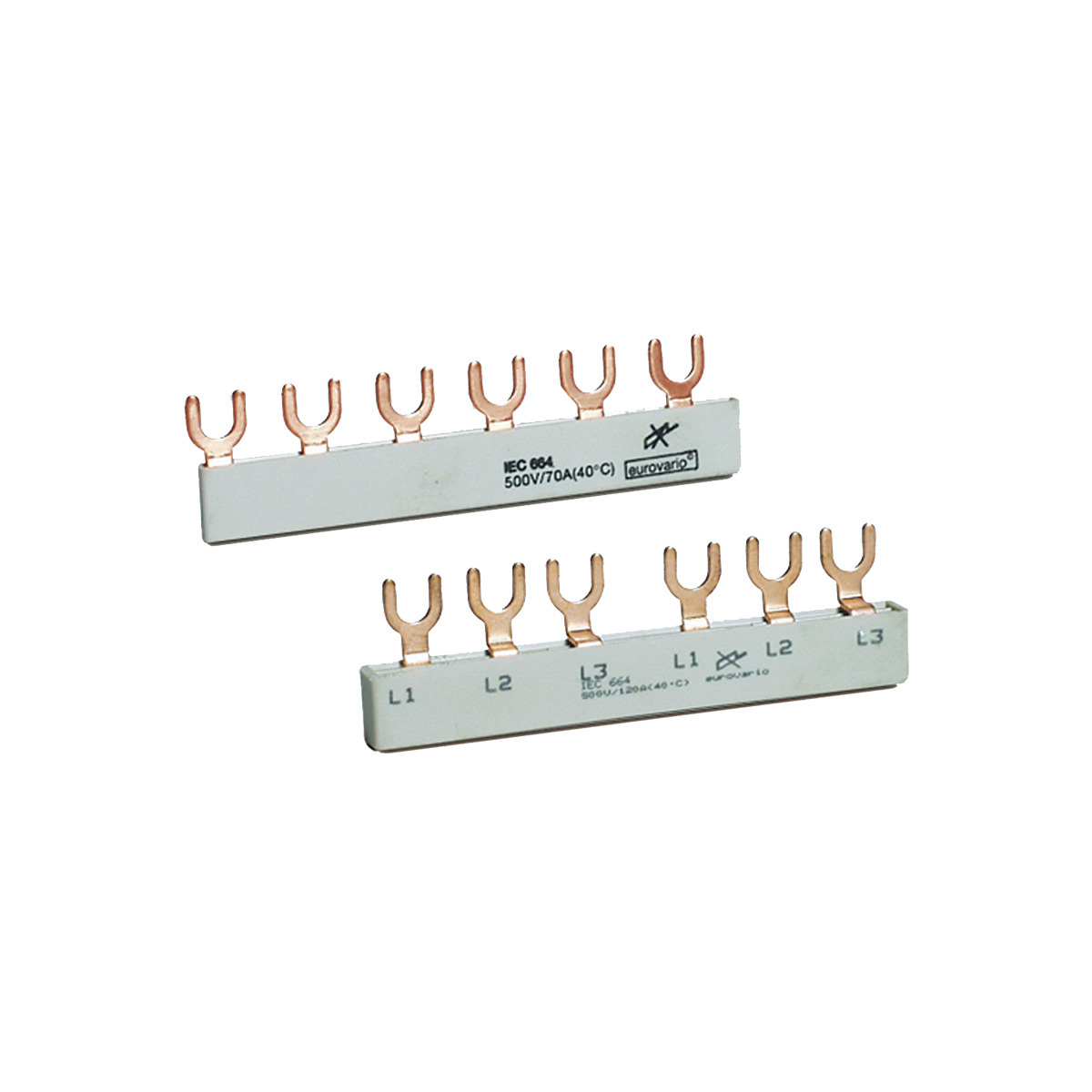 EVG31N12 - INSULATED FORK TYPE BUSBAR 4Ph 6MCB's - Apparecchiature e ...
