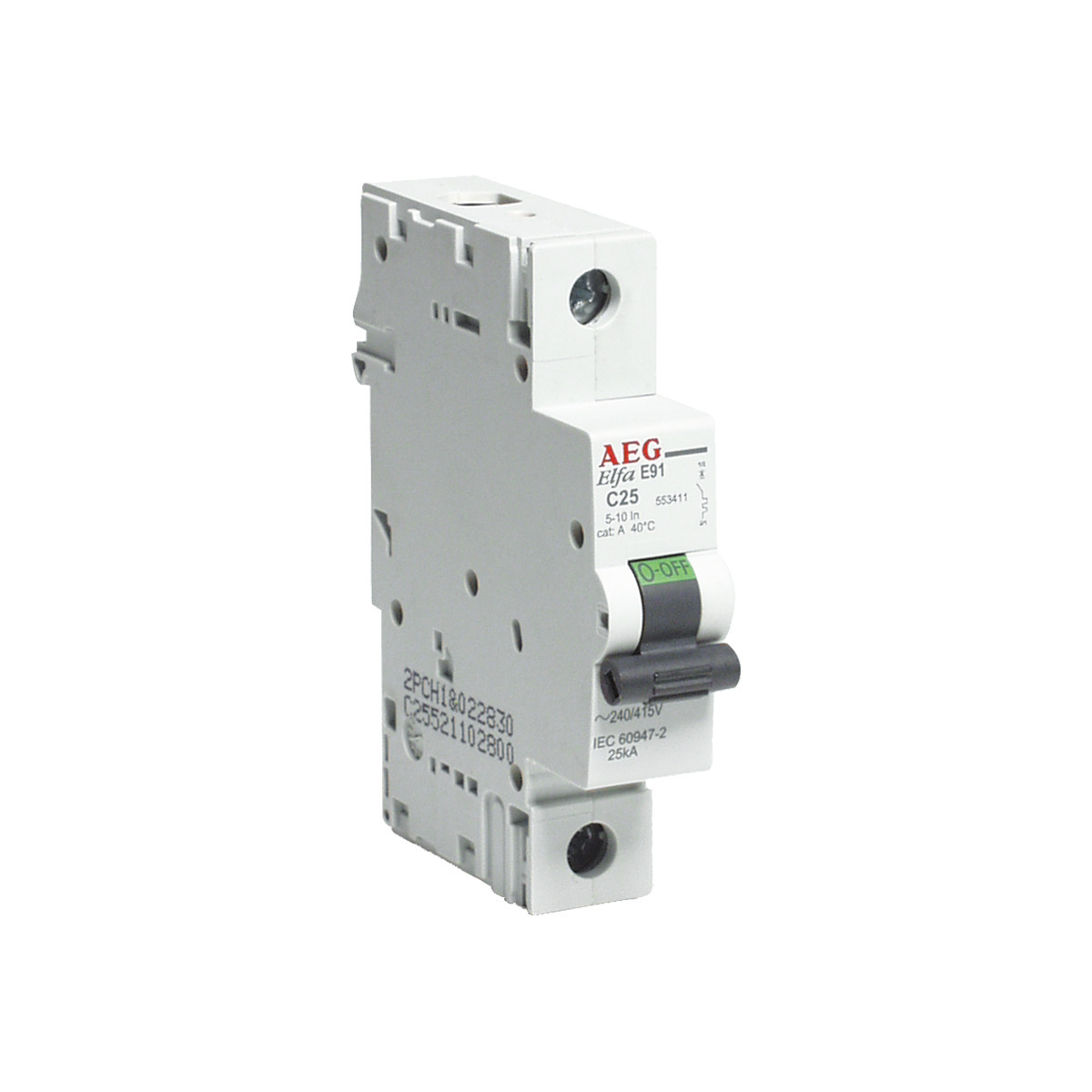 E91SC04 - MCB AEG Elfa E90S 1P C 4A 10kA - Apparecchiature e Quadri ...