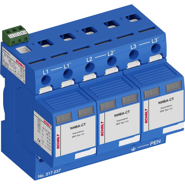 NHBA-3FM - SCARICATORE NHBA 120kA 3P CLASSE 1+2 TN-C FM ...
