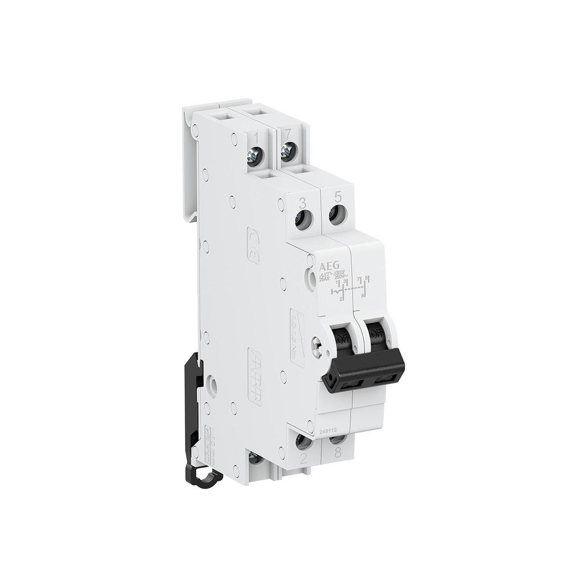 ASTSZ162 - CHANGEOVER SWITCH AEG 3 POSITIONS 2CO 16A 250VAC ...