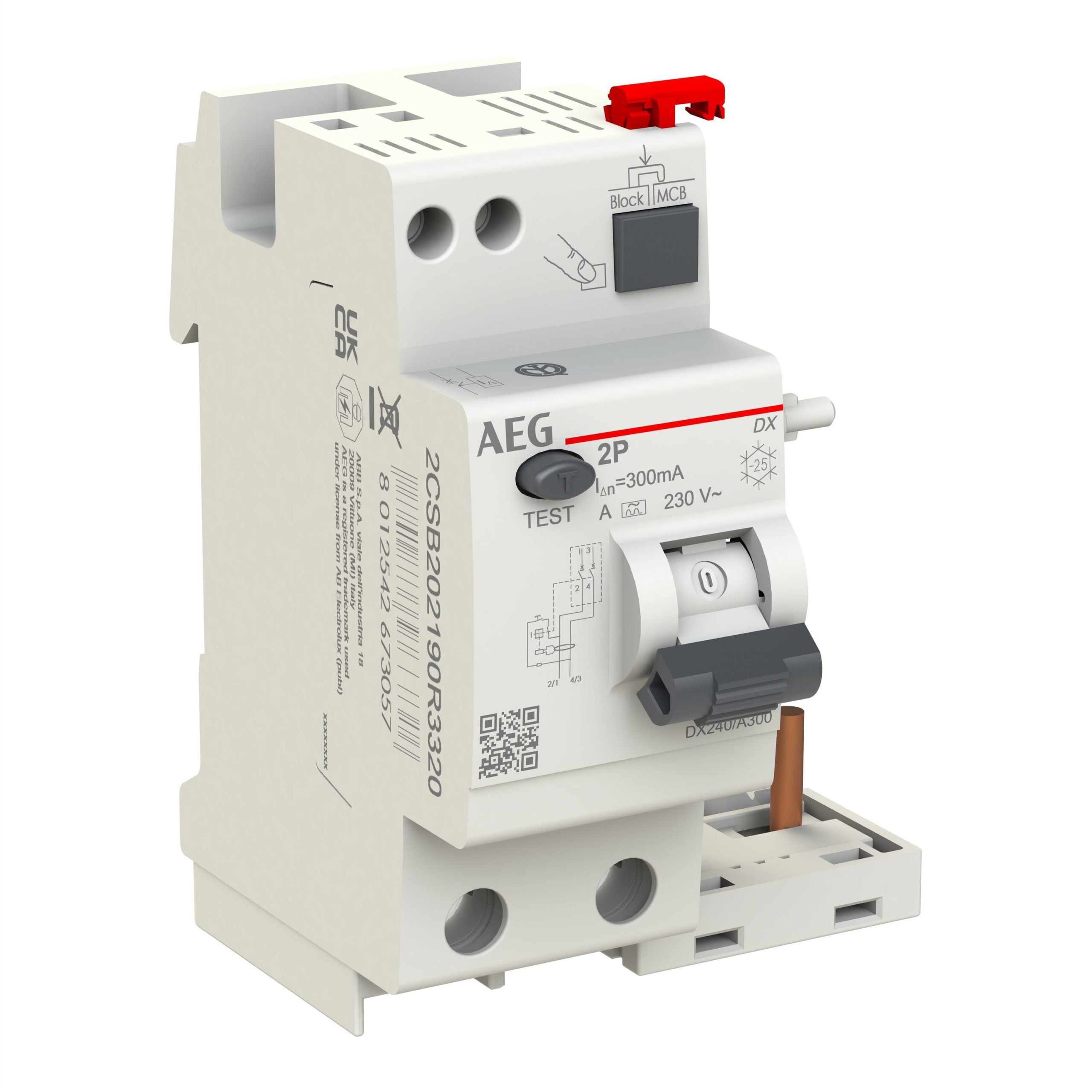 DX263/SI300 - BLOCCO DIFFERENZIALE DX 2P 63A 300mA A-Si 2M ...