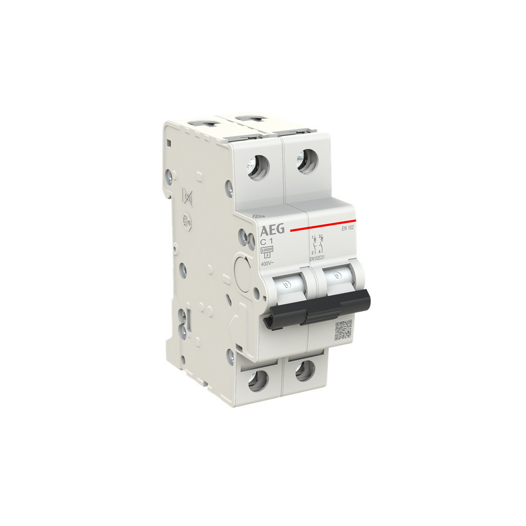 EN102C01 - MCB AEG EN100 2P C 1A 10kA 2M - Apparecchiature e Quadri ...
