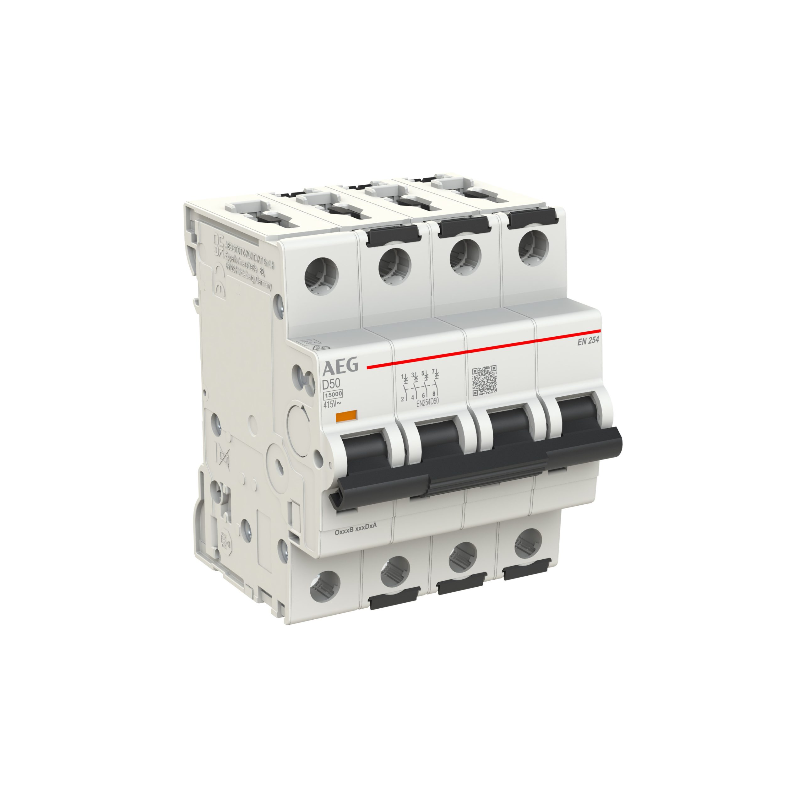 EN254D50 - MCB AEG EN250 4P D 50A 25kA 4M - Apparecchiature e Quadri ...