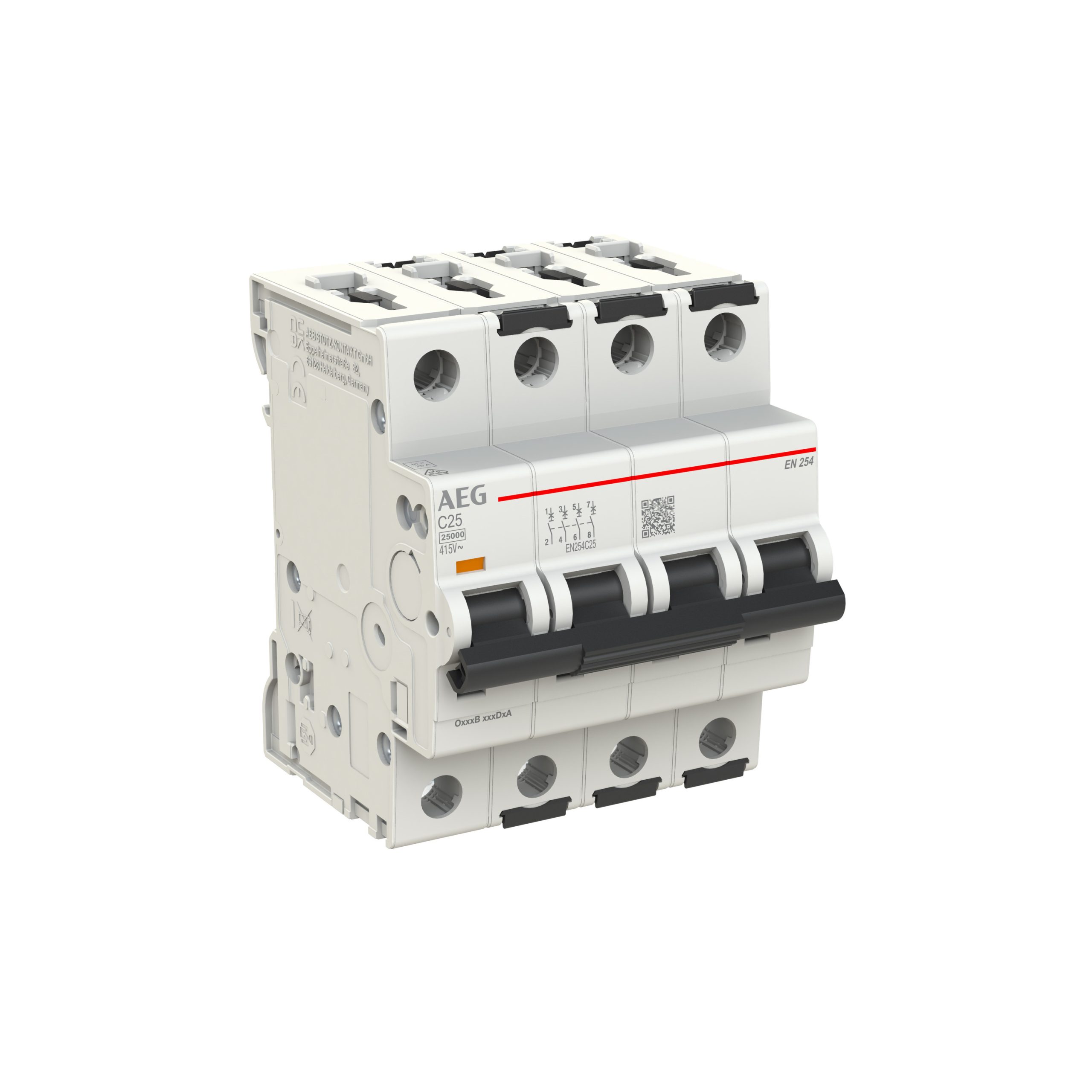 EN254C25 - MCB AEG EN250 4P C 25A 25kA 4M - Apparecchiature e Quadri ...